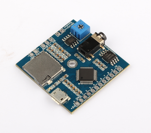 10 Buttons Triggered MP3 Player Board with 3W Amplifier and Solder Pads ...