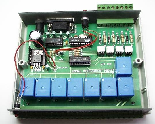 CPA108 Serial Isolated I/O Module – 8-Relay, 250V AC, PC-Controlled