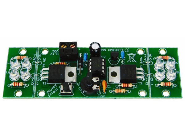Two-Channel HI-Power LED Flasher (Kit) | Electronics123